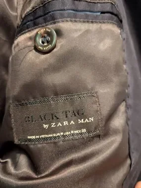 Zara | Jackets & Coats | Mens Zara Black Tag Jacket | Poshmark